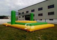 China Commercial Inflatable Bossaball Court 12x7m with Trampolines for Adults Kids for sale