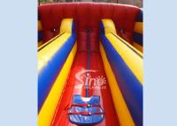 China Commercial 3 Lane Inflatable Bungee Run 610gsm PVC for Outdoor Interactive Sports for sale