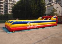 China Commercial 3 Lane Inflatable Bungee Run 610gsm PVC for Outdoor Interactive Sports for sale