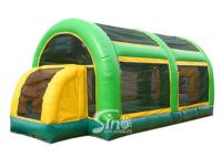 China 3 in 1 Multiuse Inflatable Kids Basketball Court with UV Resistant Roof 10x10ft for sale