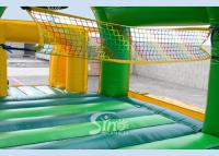 China 3 in 1 Multiuse Inflatable Kids Basketball Court with UV Resistant Roof 10x10ft for sale