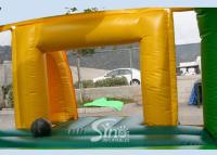 China 3 in 1 Multiuse Inflatable Kids Basketball Court with UV Resistant Roof 10x10ft for sale