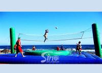 China Commercial Inflatable Bossaball Court 16x10m with Center Trampolines for Adults for sale
