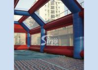 China 12x6m Giant Inflatable Soccer Arena Tent with Cover for Kids and Adults Training for sale