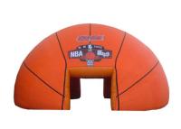 China 8m dia. NBA spread activities hemisphere inflatable dome tent with custom logo printed for sale