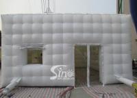 China White Inflatable Cube Tent 6.5x9x3.5m with Removable Windows and Doors for Outdoor Events for sale