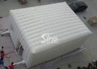China White Inflatable Cube Tent 6.5x9x3.5m with Removable Windows and Doors for Outdoor Events for sale