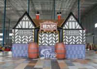 China 9x6m Outdoor Inflatable Bar Tent for Events Parties Commercial Use 5.5m Height for sale