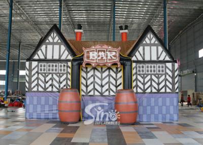 China 9x6m Outdoor Inflatable Bar Tent for Events Parties Commercial Use 5.5m Height for sale