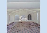 China 10x6m White Inflatable Tent with Big Entrance PVC Tarpaulin for Party Wedding for sale