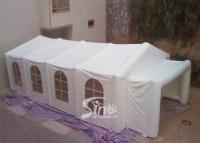 China 10x6m White Inflatable Tent with Big Entrance PVC Tarpaulin for Party Wedding for sale