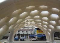 China White Giant Inflatable Spider Tent 10x10x5m with Bubble Windows for Outdoor Events for sale