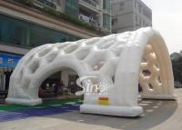 China White Giant Inflatable Spider Tent 10x10x5m with Bubble Windows for Outdoor Events for sale
