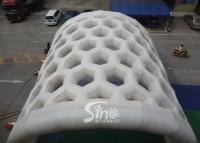 China White Giant Inflatable Spider Tent 10x10x5m with Bubble Windows for Outdoor Events for sale