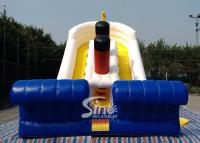 China 21ft High Titanic Ship Inflatable Slide for Kids Outdoor Playground Bounce for sale