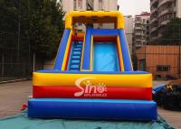 China Commercial 17ft High Front Load Kids Inflatable Dry Slide with Safety Stopper 7.3x4.0x5.2m for sale