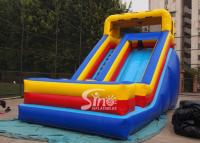 China Commercial 17ft High Front Load Kids Inflatable Dry Slide with Safety Stopper 7.3x4.0x5.2m for sale