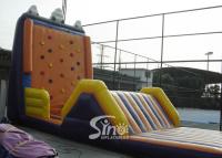 China Customized commercial giant inflatable climbing rock wall for entertainment for sale