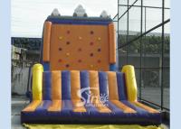 China Customized commercial giant inflatable climbing rock wall for entertainment for sale