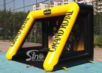 China Custom Inflatable Football Shooting Goal for Outdoor Indoor Games 3m for sale