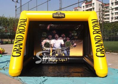 China Custom Inflatable Football Shooting Goal for Outdoor Indoor Games 3m for sale