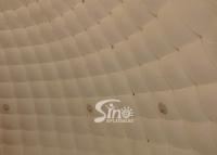 China 10m Diameter 50 Person Inflatable Igloo Dome Tent with Entrance Tunnel PVC Tarpaulin for sale