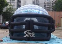 China Commercial Grade Giant Baseball Inflatable Helmet Tunnel Tent 7m x 3.6m x 3.6m for sale