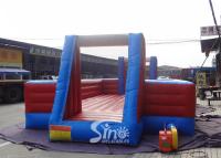 China Kids entertainment inflatable soap soccer field with double layer floor for sale