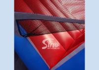 China Kids entertainment inflatable soap soccer field with double layer floor for sale