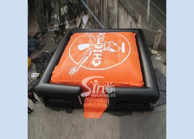 China 10x10m Outdoor Inflatable Air Bag for Adults Adventure Games 2.5m Height for sale