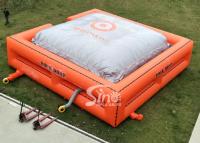 China Custom size outdoor big inflatable jump air bag for BMX stunt challenge for sale
