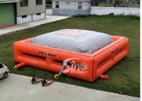 China Custom size outdoor big inflatable jump air bag for BMX stunt challenge for sale