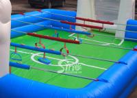 China Commercial Human Inflatable Foosball Arena Court 13x7.5x2.7m for Outdoor Football Activities for sale