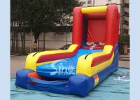 China Amazing kids inflatable skee ball game for rolling N scoring challenge for sale