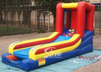 China Amazing kids inflatable skee ball game for rolling N scoring challenge for sale