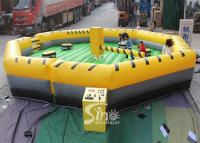 China Customized challenge outdoor inflatable meltdown game with rotative machine for kids for sale