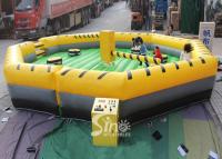 China Customized challenge outdoor inflatable meltdown game with rotative machine for kids for sale