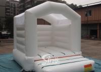 China Commercial White Wedding Bouncy Castle 3x3x3m Outdoor Inflatable for Parties for sale