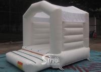China Commercial White Wedding Bouncy Castle 3x3x3m Outdoor Inflatable for Parties for sale