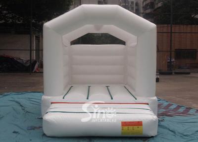 China Commercial White Wedding Bouncy Castle 3x3x3m Outdoor Inflatable for Parties for sale