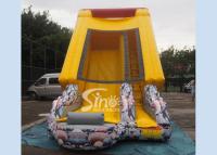 China New construction site giant dump car inflatable slide with EN14960 certification for sale