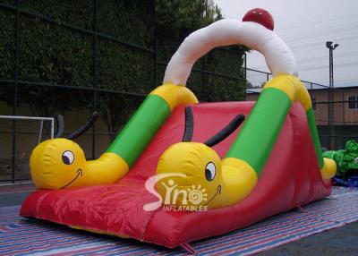 China Custom Indoor Kids Inflatable Caterpillar Slide 7m x 3.3m 0.55mm PVC Tarpaulin for sale