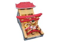 China Giant Samurai Temple Inflatable Castle with Slide 13m x 7.5m Commercial Grade for Outdoor Parties for sale