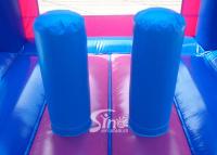 China Commercial Grade Kids Frozen Inflatable Bounce House 13x13x13 ft with Obstacles for Parties for sale