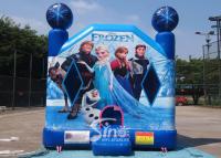 China Commercial Grade Kids Frozen Inflatable Bounce House 13x13x13 ft with Obstacles for Parties for sale