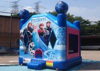 China Commercial Grade Kids Frozen Inflatable Bounce House 13x13x13 ft with Obstacles for Parties for sale