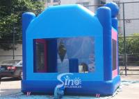 China Commercial Grade Kids Frozen Inflatable Bounce House 13x13x13 ft with Obstacles for Parties for sale
