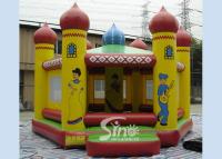 China China Traditional Theme Outdoor Kids Ballroom Inflatable Bouncy House 6x6x5m 0.55mm PVC Tarpaulin for sale