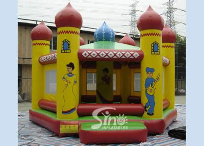 China China Traditional Theme Outdoor Kids Ballroom Inflatable Bouncy House 6x6x5m 0.55mm PVC Tarpaulin for sale