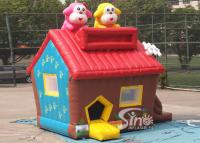 China Commercial Inflatable Puppy Bounce House 4.5x5.2m Anti Ruptured PVC Custom Logo for sale